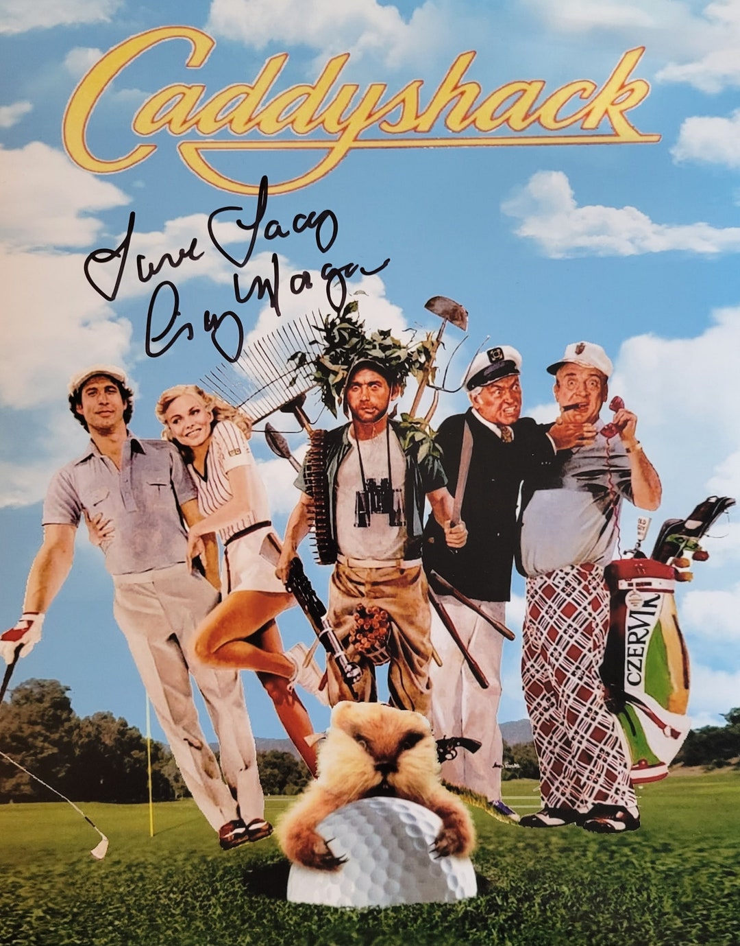 Cindy Morgan Lacey Signed Caddyshack 11x14 Poster - Etsy