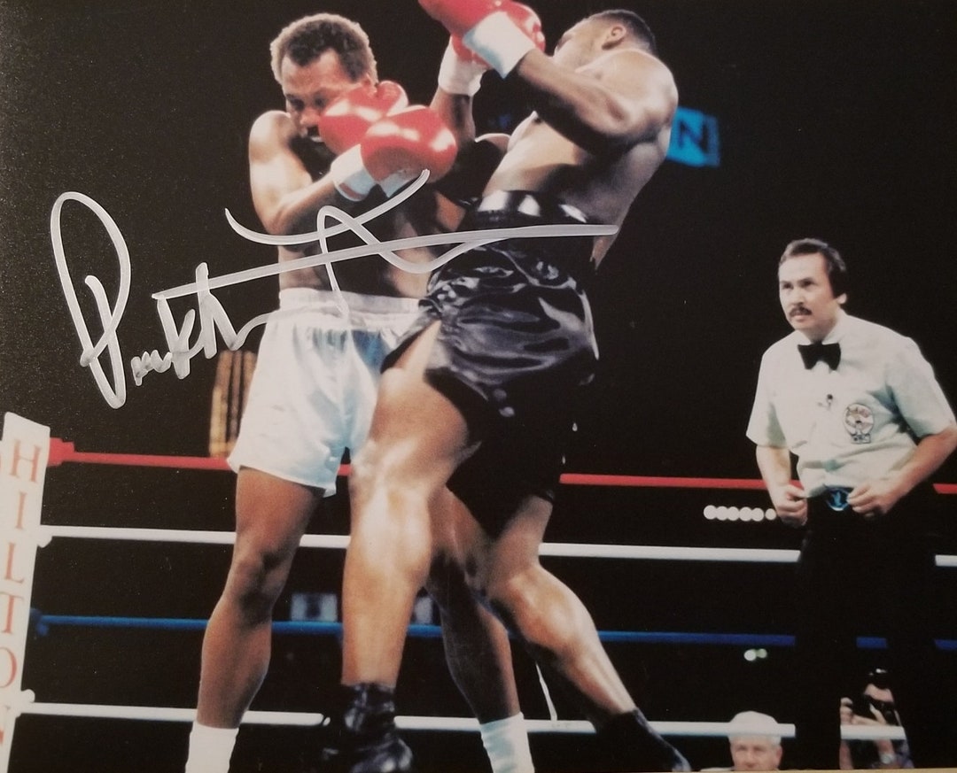 Pinklon Thomas Signed 8x10 Photo Vs Iron Mike Tyson WBC/WBA Heavyweight ...