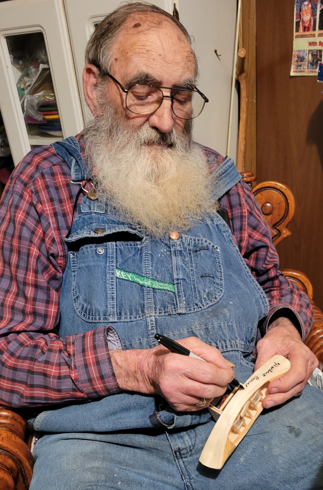 Herbert Cowboy Coward signed arrow Toothless Mountain Man Deliverance ...