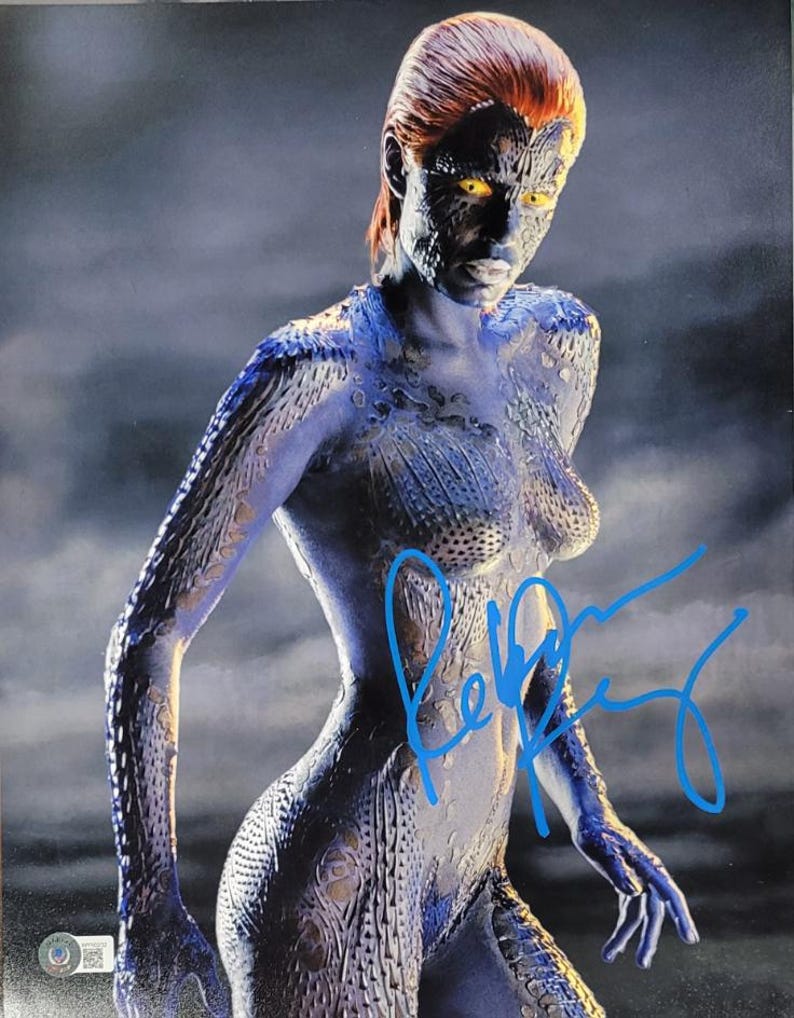 Rebecca Romijn Signed 11x14 Photo Mystique X-men Beckett Coa - Etsy