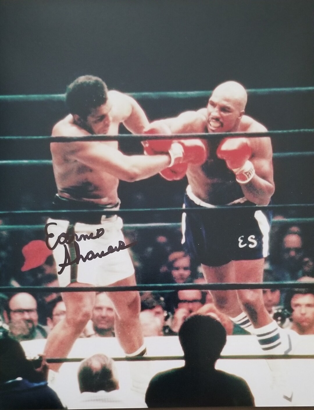 Earnie Shavers Signed 8x10 Photo Vs the Greatest Muhammad Ali - Etsy