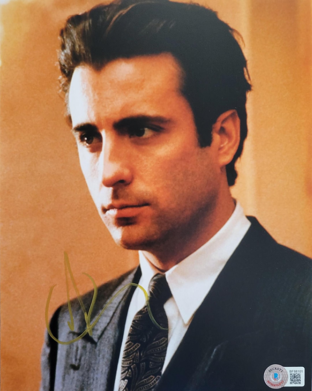 Andy Garcia Signed 8x10 Photo the Untouchables the Godfather 3 Beckett ...