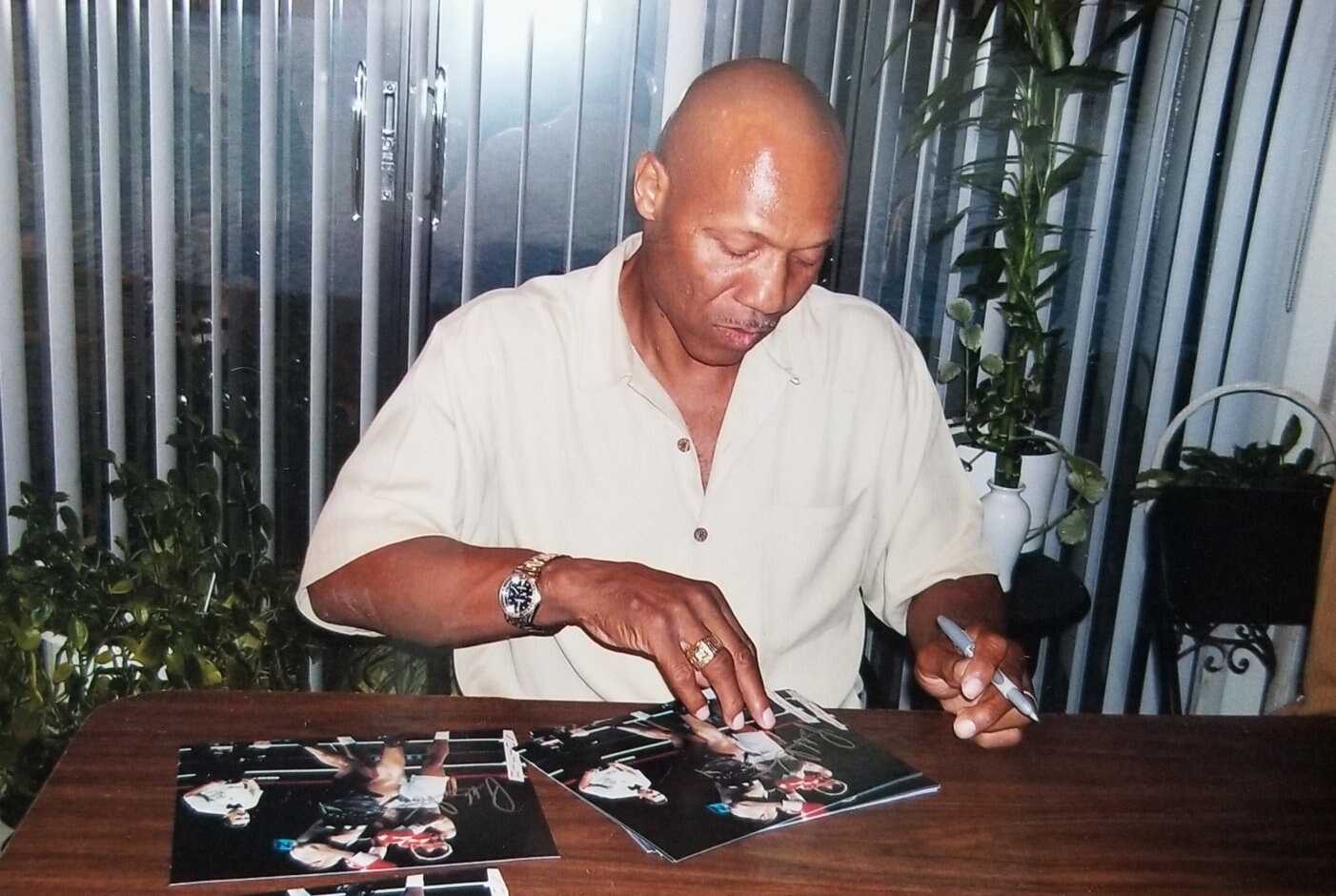 Pinklon Thomas Signed 8x10 Photo Vs Iron Mike Tyson WBC/WBA Heavyweight ...