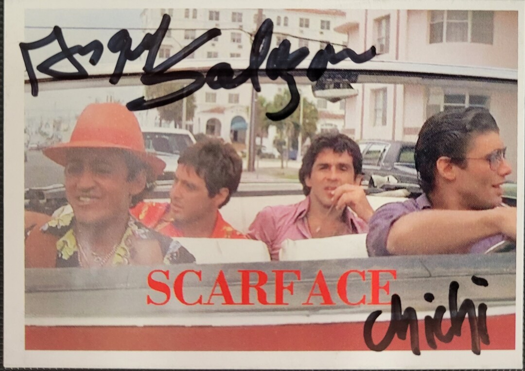 Angel Salazar Chi Chi Signed SCARFACE Card Al Pacino - Etsy
