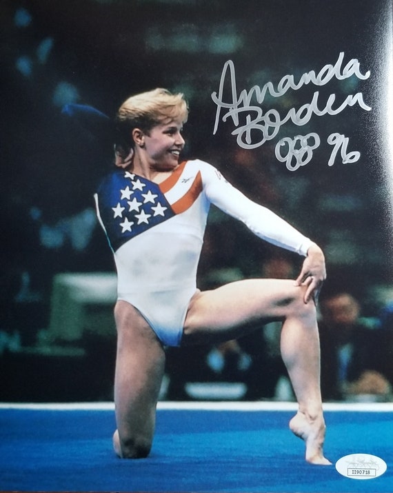 Amanda Borden Signed 8x10 Photo 96 Olympic Gold Magnificent 7 - Etsy
