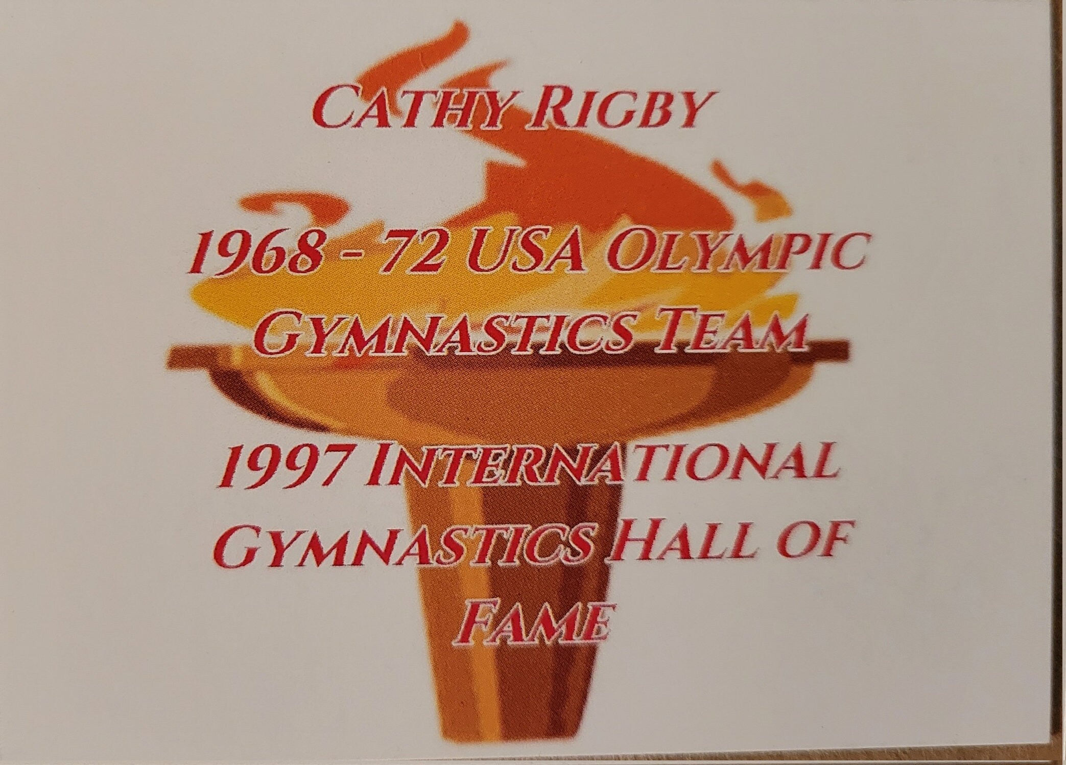 Cathy Rigby Signed Olympics Trading Card 68-72 USA Olympics - Etsy