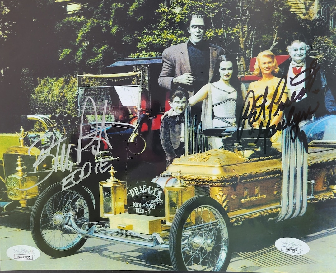Butch Patrick Eddie Munster & Pat Priest Marilyn Signed the Munsters ...