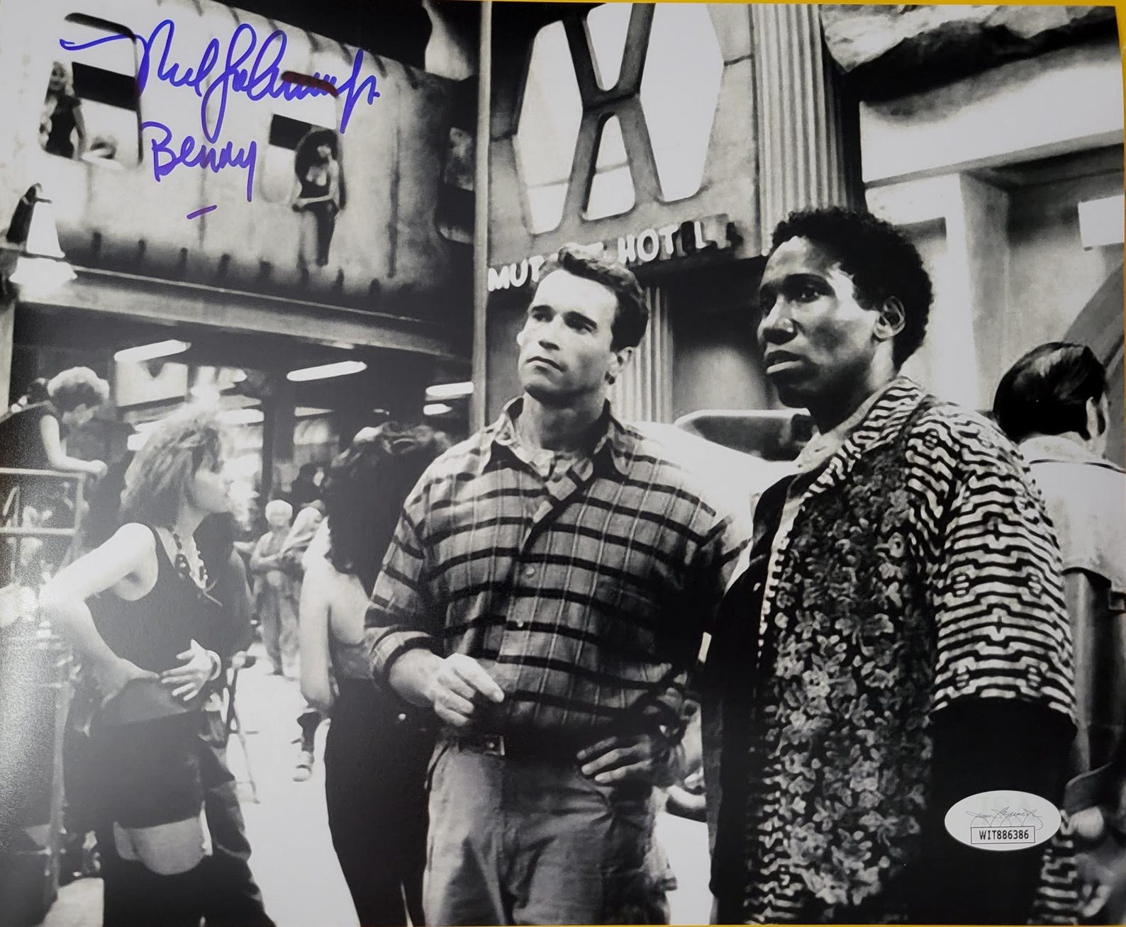 Mel Johnson Jr Signed TOTAL RECALL 8x10 Mutant Benny Arnold ...