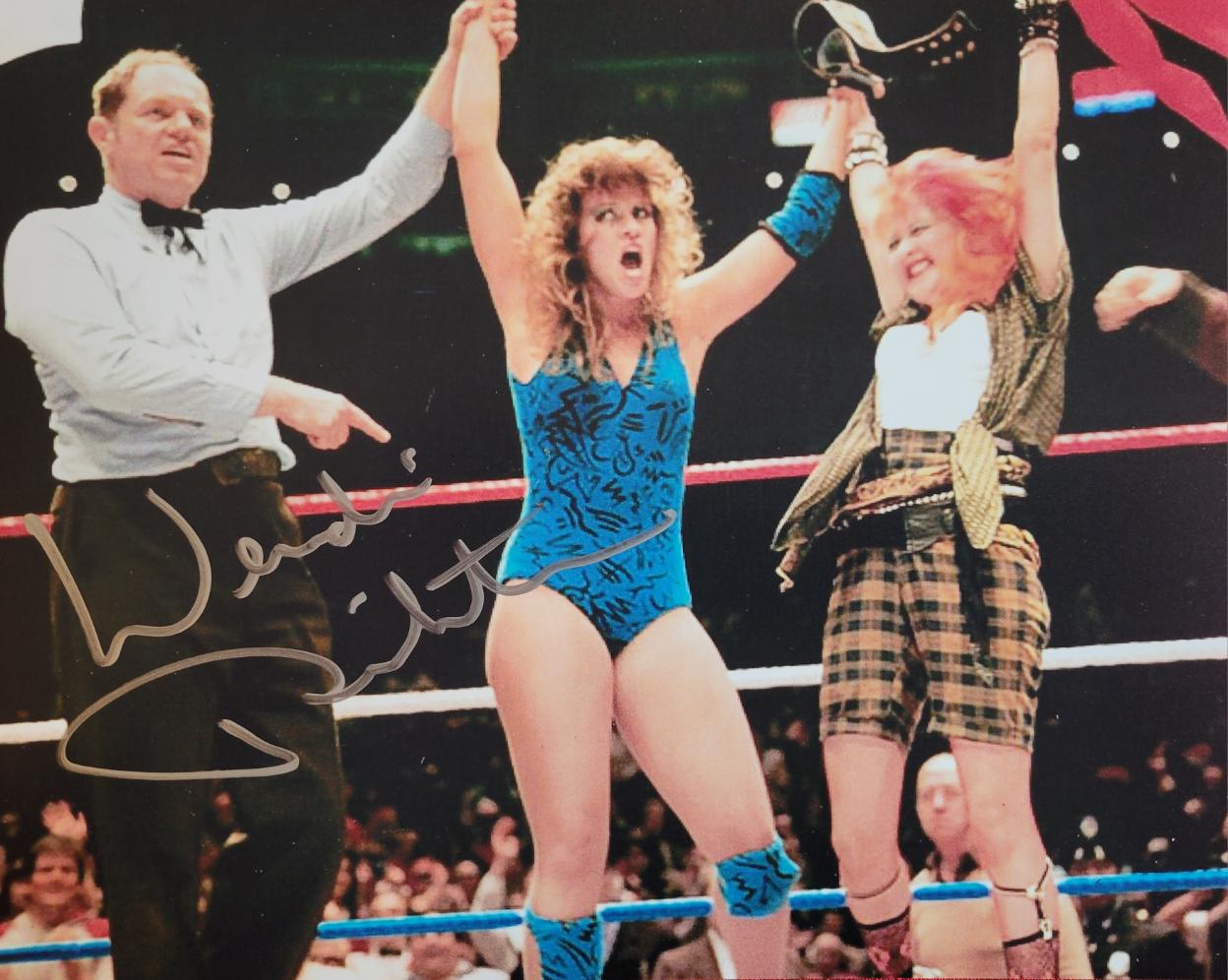 Wendi Richter Signed 8x10 Photo Celebrating Winning the World ...