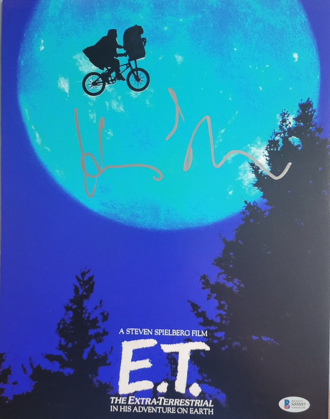 Henry Thomas Elliott Signed 11x14 ET Movie Poster Beckett Coa - Etsy