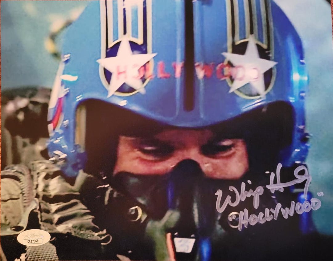 Whip Hubley Signed 8x10 Photo Hollywood Top Gun JSA Coa - Etsy