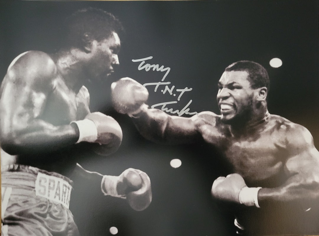 Tony TNT Tucker Signed 12x16 Photo Vs Iron Mike Tyson - Etsy
