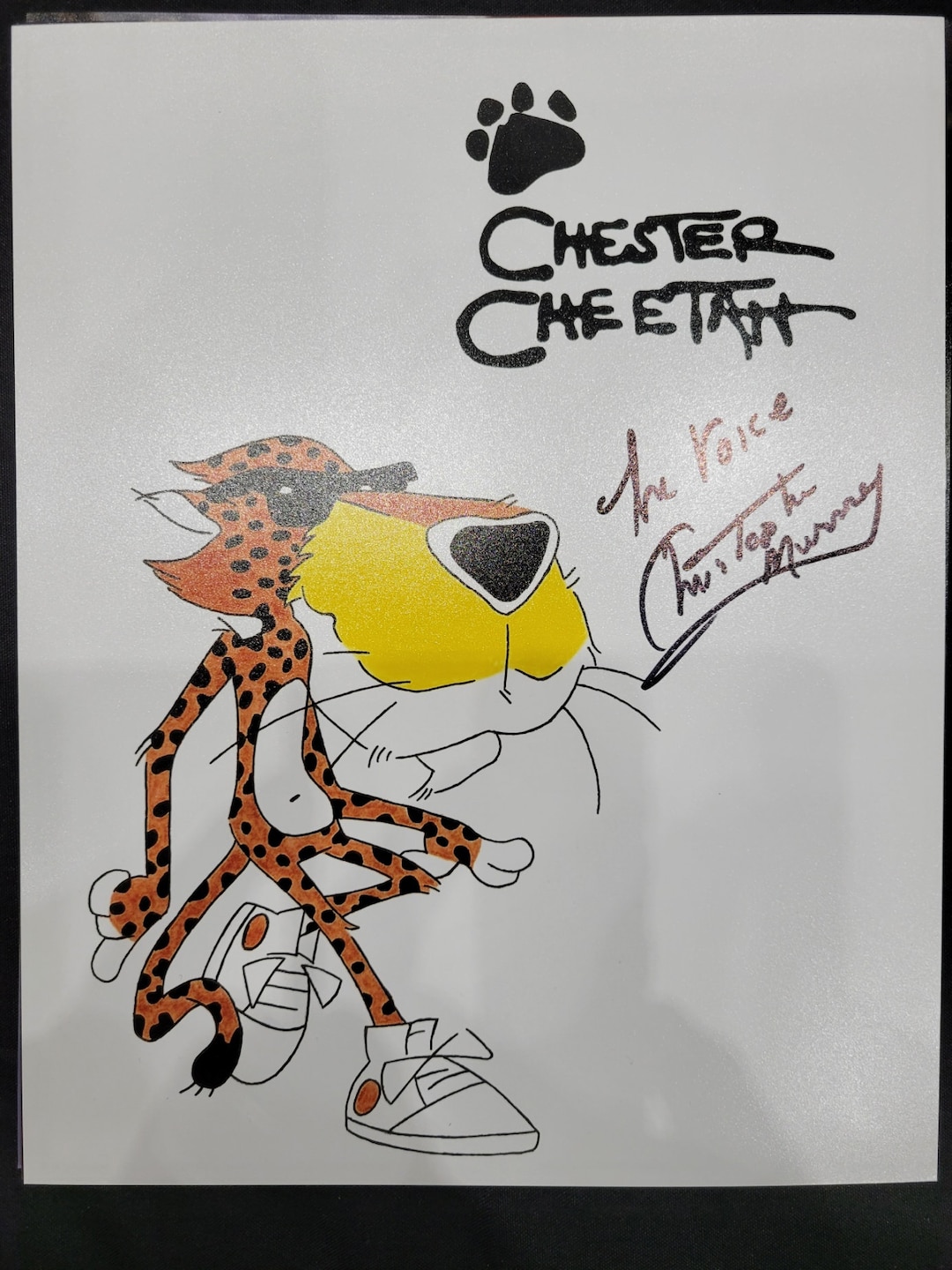 Christopher Murney Signed Chester Cheetah 8x10 Photo the Voice of ...