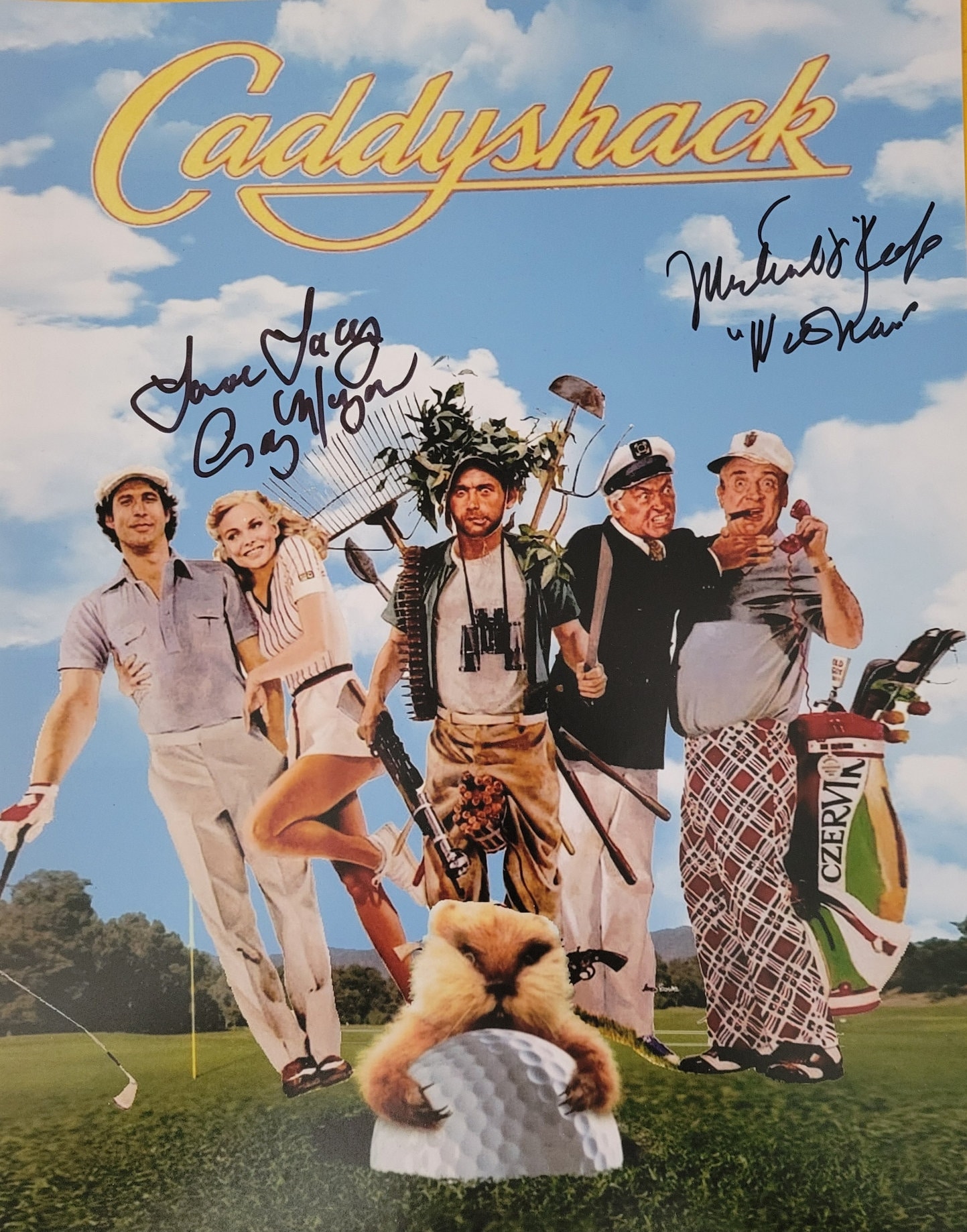 Cindy Morgan Lacey & Michael O'keefe Signed Caddyshack 11x14 Poster - Etsy