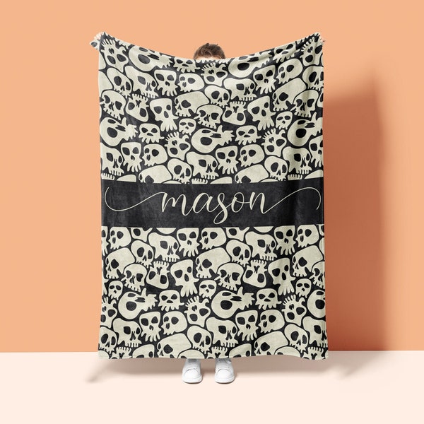 Skull Baby Blanket - Etsy