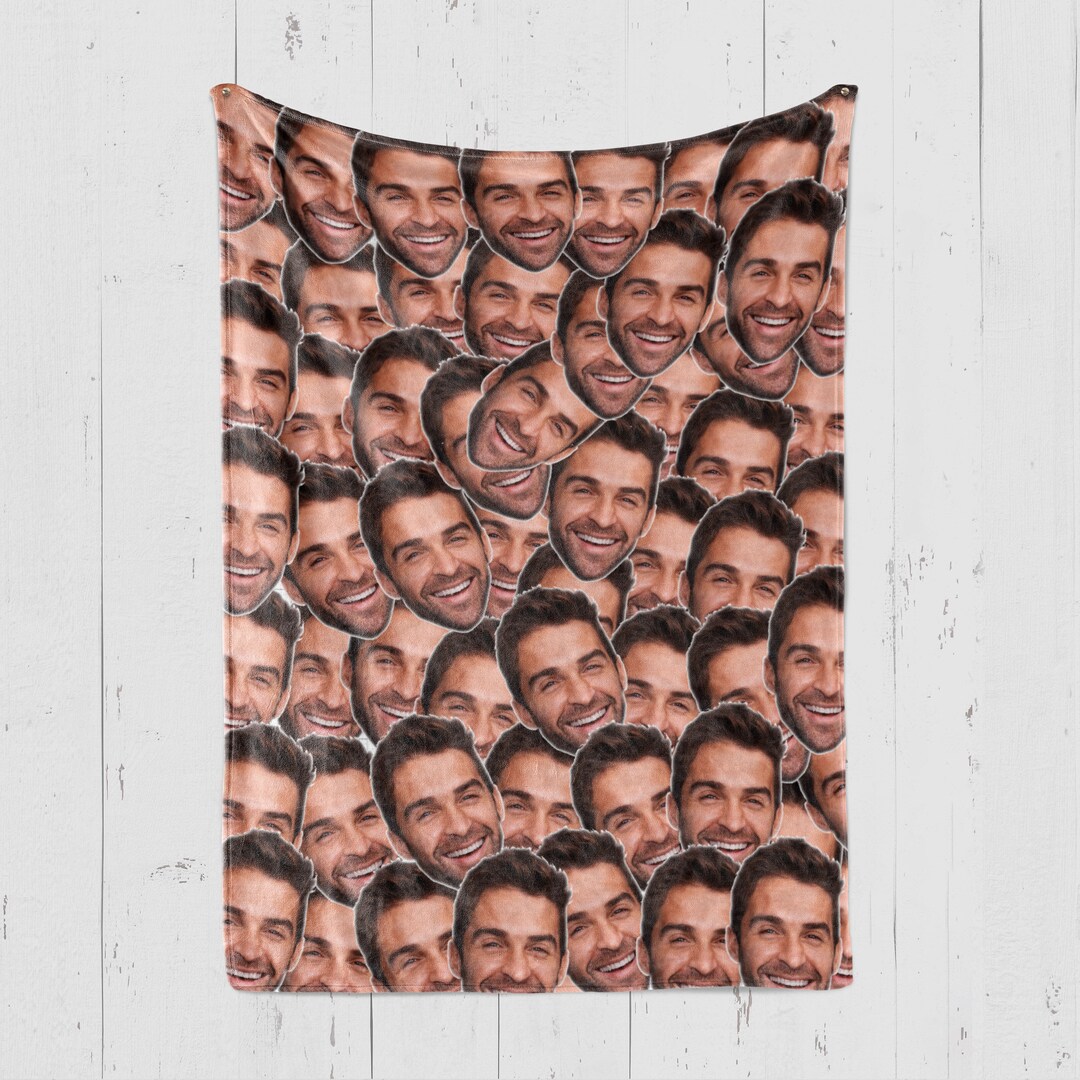 Custom Face Blanket Personalized Photo Face Blanket Custom - Etsy