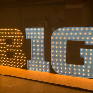 Custom Lighted Marquee Signs and Letters - Etsy