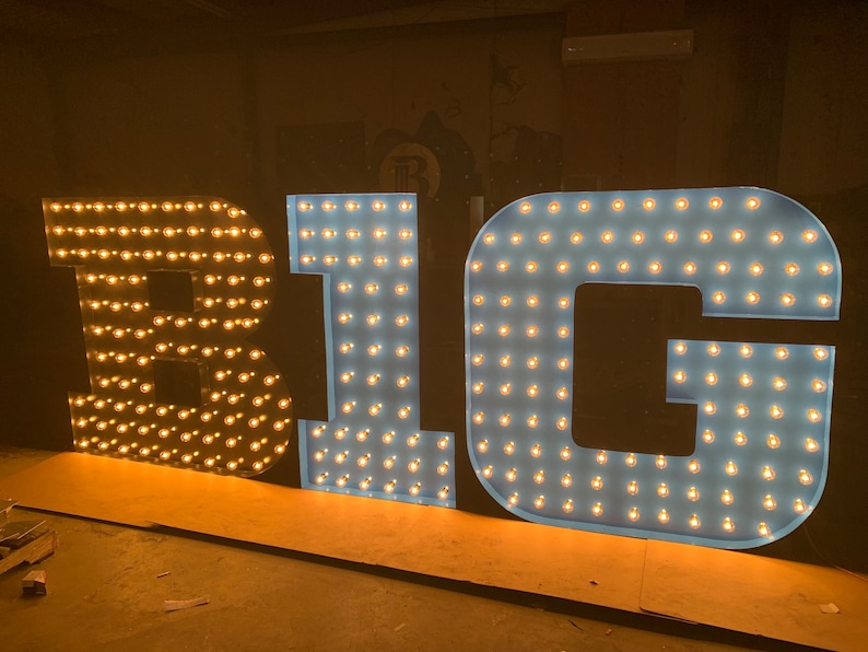 Custom Lighted Marquee Signs and Letters - Etsy
