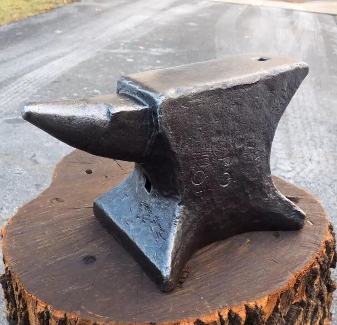 Vintage 87lb "colonial" Blacksmith Leather Work Anvil Forge Tool RR Vise - Etsy