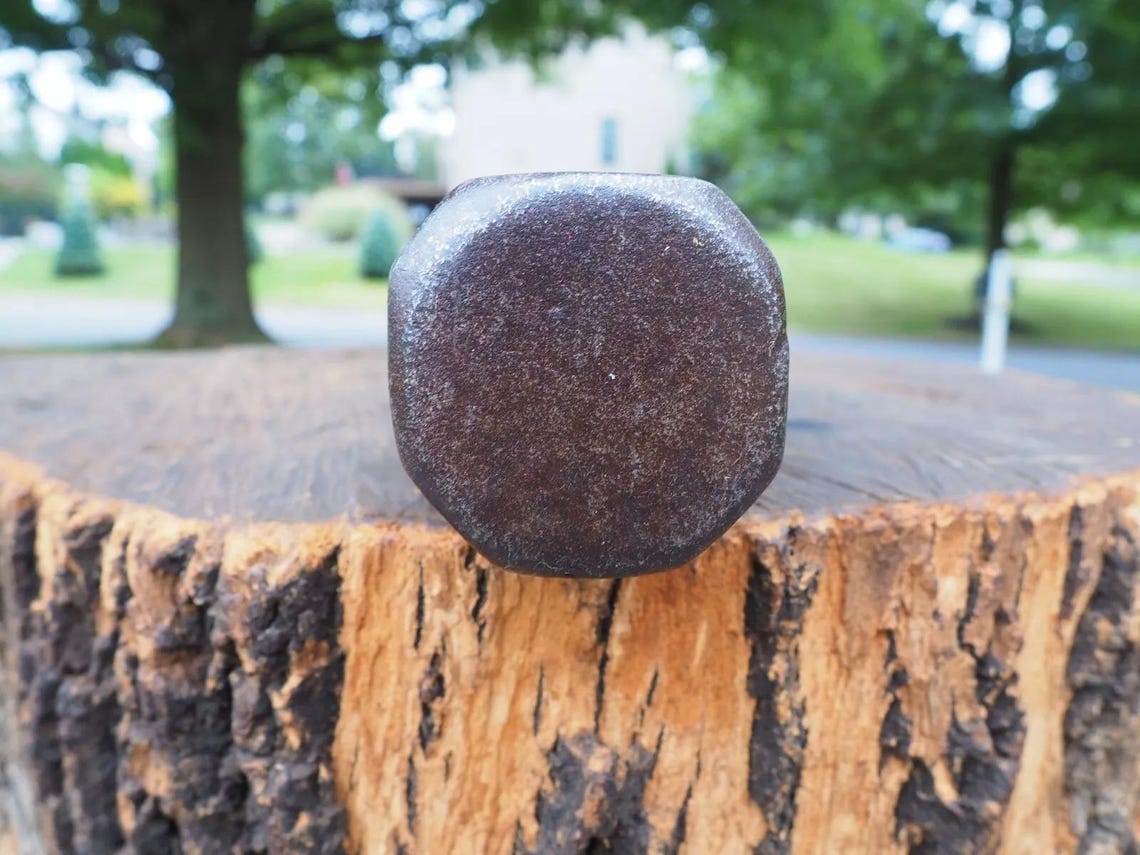 Crisp 7lb British Military broad Arrow Blacksmith Straight Pein Hammer ...