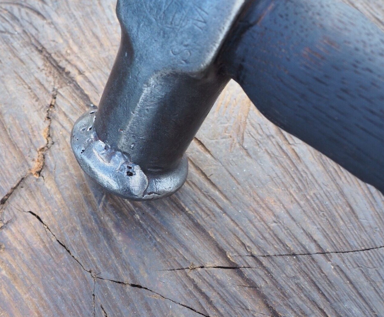 HUGE 4lb Ball Doming PEXTO Armourer Tinsmith Hammer Blacksmith Anvil ...