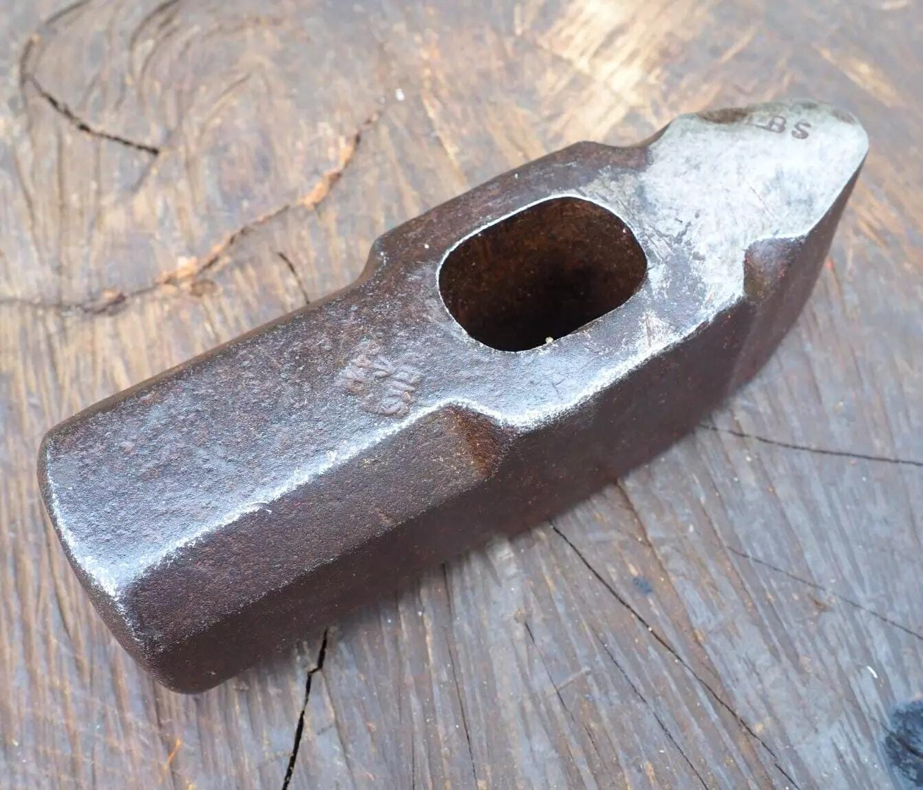 Crisp 7lb British Military broad Arrow Blacksmith Straight Pein Hammer ...