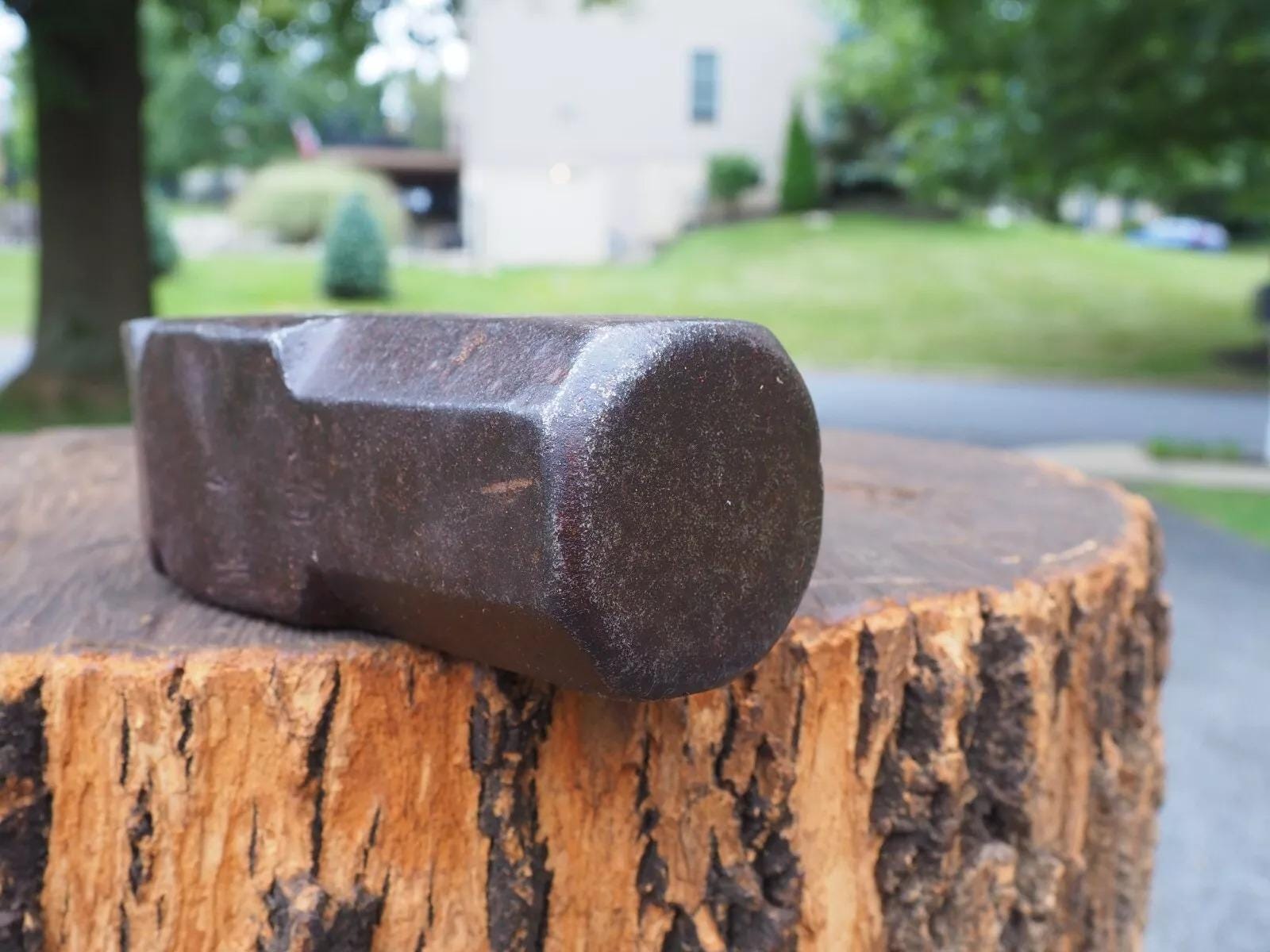 Crisp 7lb British Military broad Arrow Blacksmith Straight Pein Hammer ...