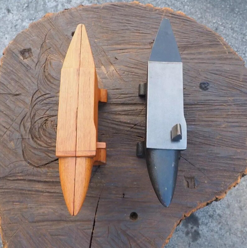 Rare 8.5lb Dbl Horn French "m. Miller" Blacksmith Anvil Vintage RR Vise ...