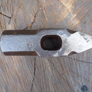 Crisp 7lb British Military broad Arrow Blacksmith Straight Pein Hammer ...