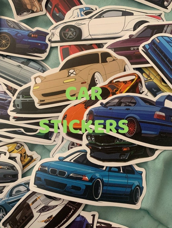 Car Stickers Water Proof Race Car Boys for Your | Etsy