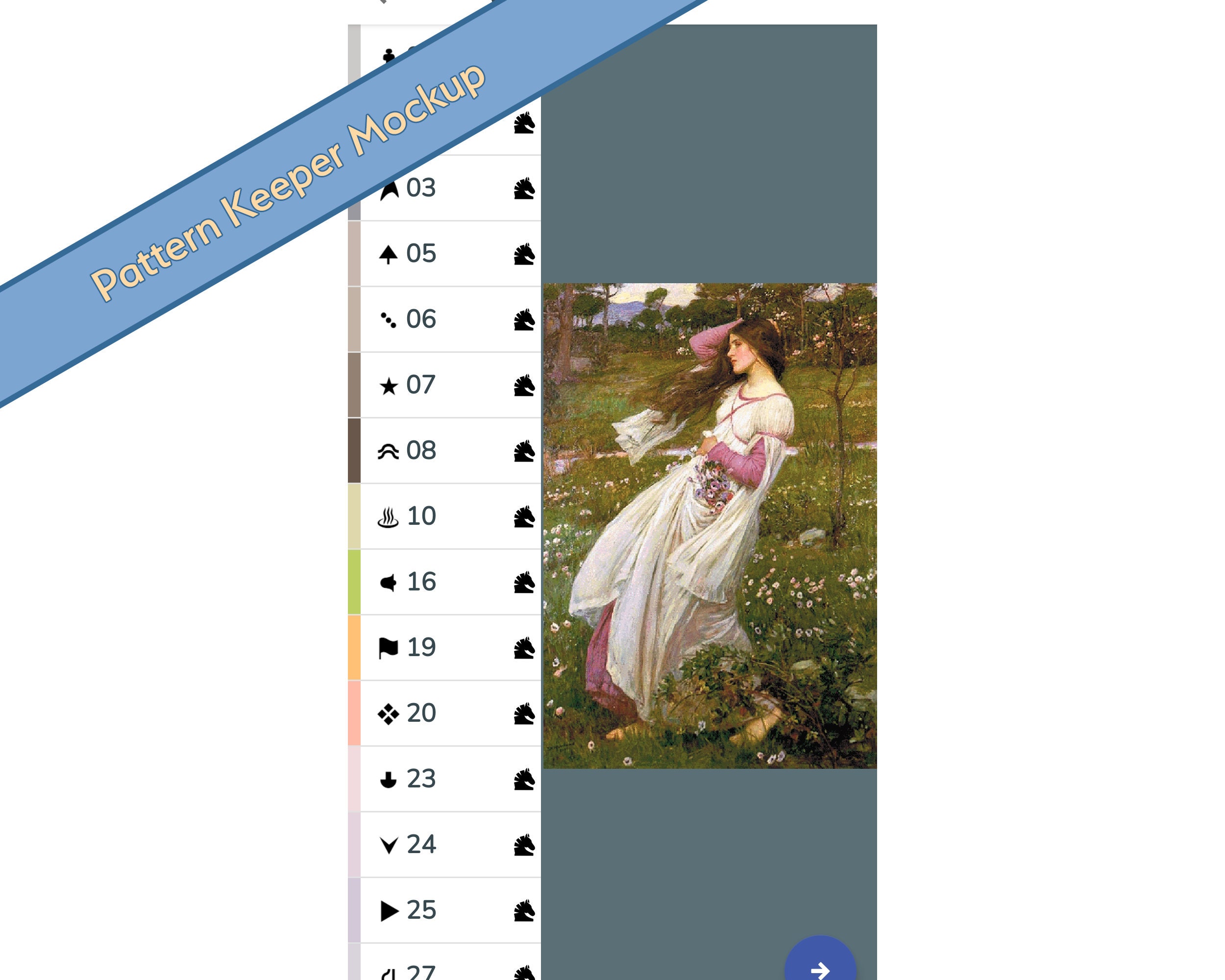 Windswept Cross Stitch Pattern PDF Full Coverage Pattern Keeper Saga ...