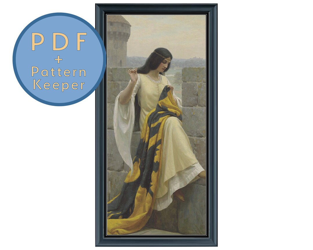 Stitching the Standard Cross Stitch Pattern PDF Edmund Leighton Full ...