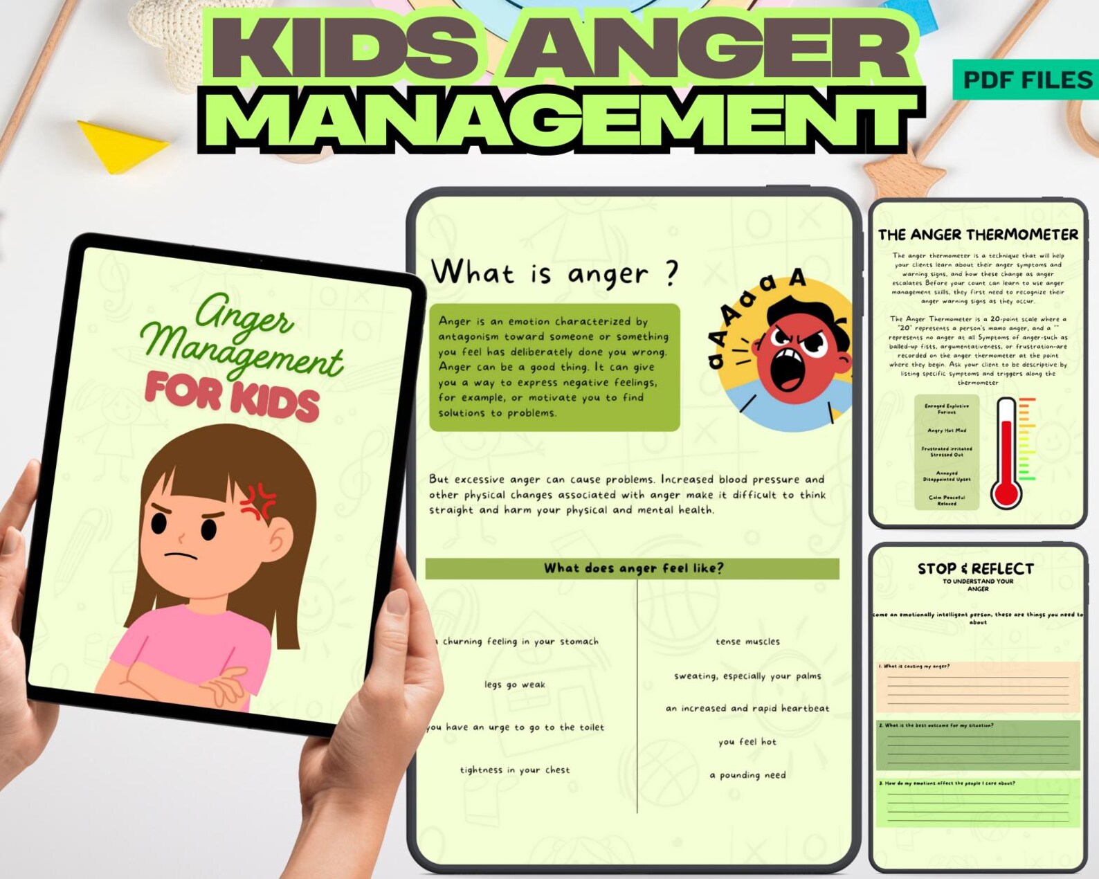 The Anger Cycle Workbook, Anger Journal, Anger Iceberg, Anger ...
