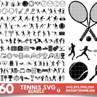 Tennis Svg - Etsy