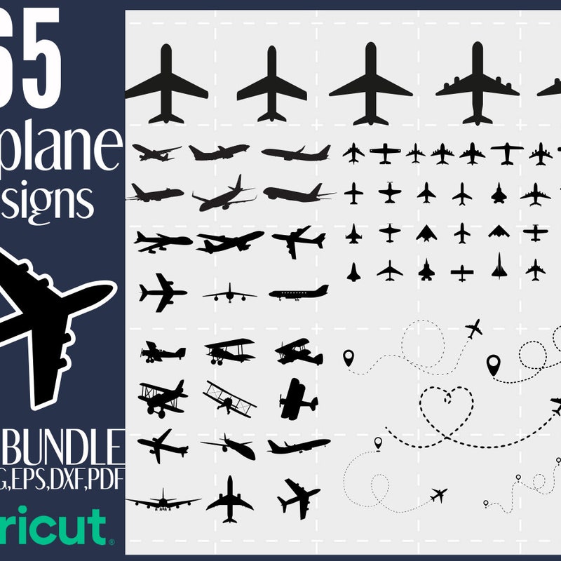 Airplane Svg - Etsy