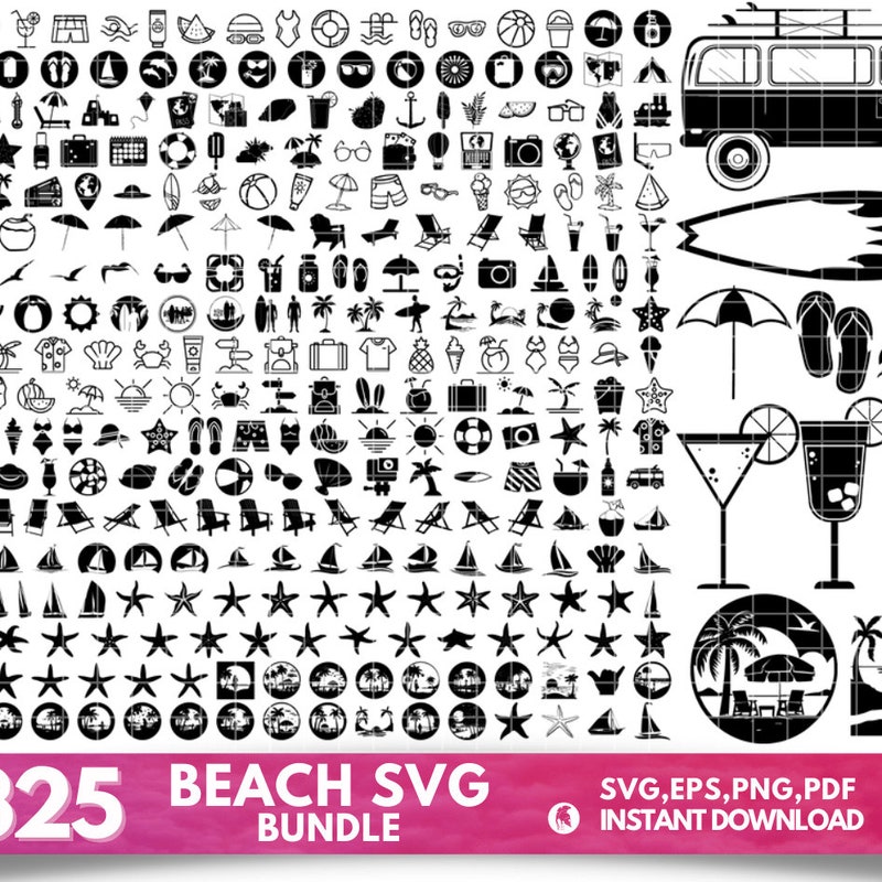 Beach Svg - Etsy