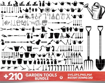 Garden Tools SVG Bundle Gardening Tools SVG Tools SVG Gardening ...