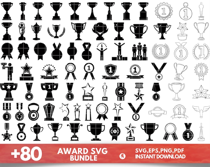 Award Svg, Trophy Svg, Medal Svg, Champion Svg, Winner Svg, Prize Svg ...