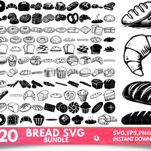 Bread SVG, Bread Basket Svg, Loaf of Bread Clipart, Bread Cricut ...