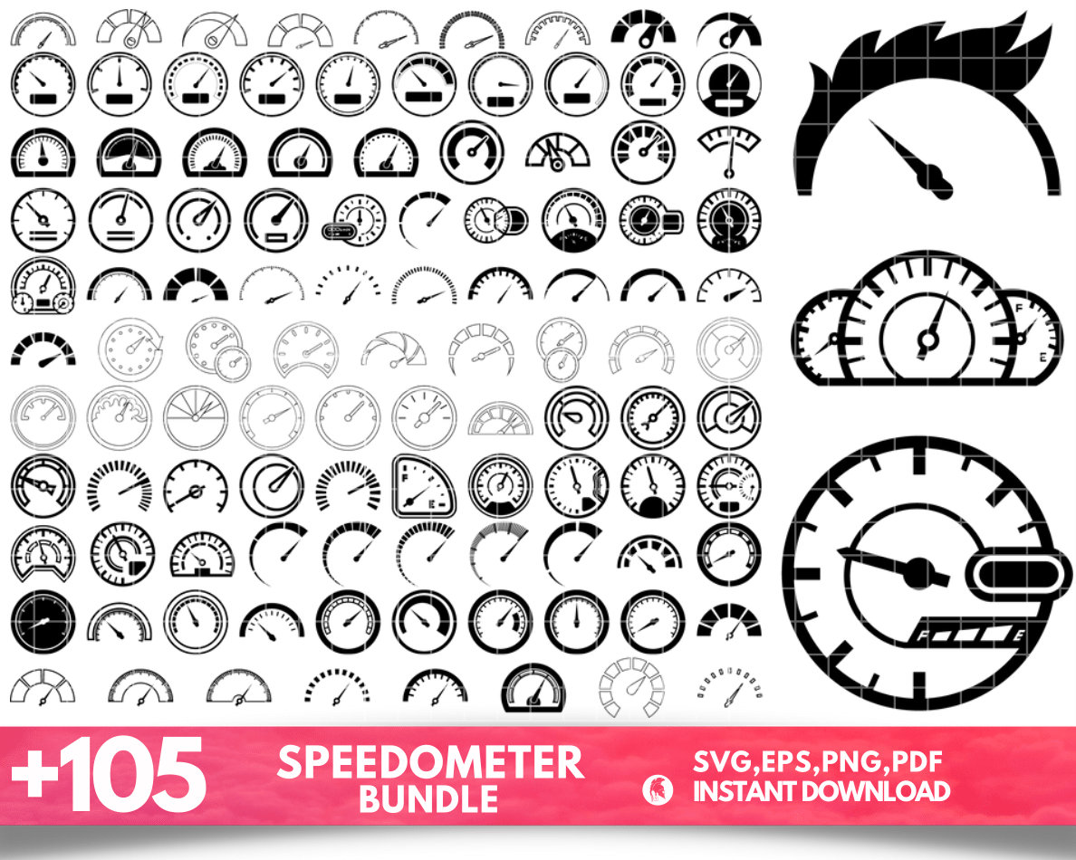 Speedometer SVG Bundle, Speedometer Png Bundle, Racing Car Svg ...