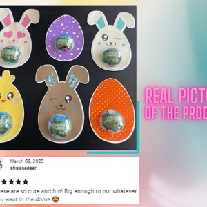 Easter Candy Dome SVG Bundle, Easter Candy Holder SVG, Bunny Candy ...