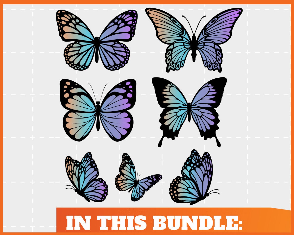 Layered Butterfly SVG Bundle Butterfly SVG Butterfly - Etsy