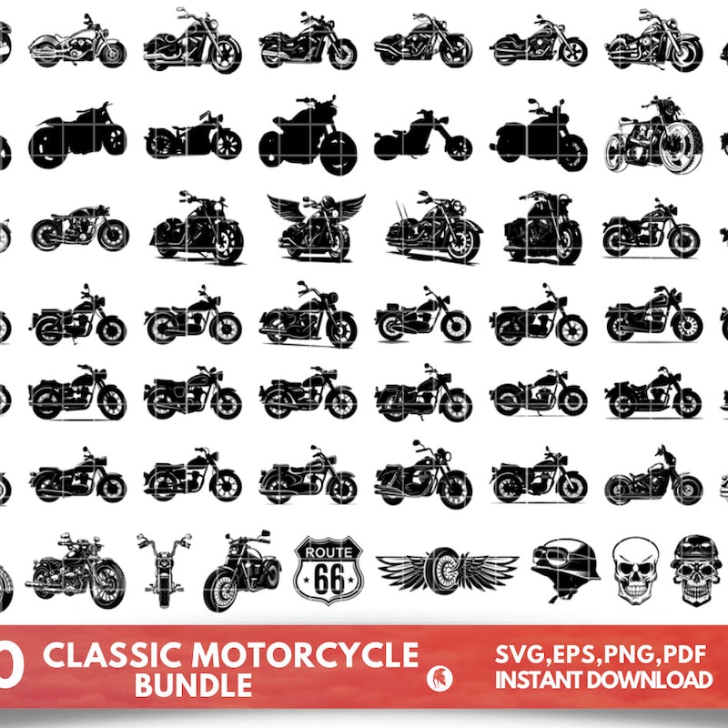 Harley Davidson Cutfiles - Etsy