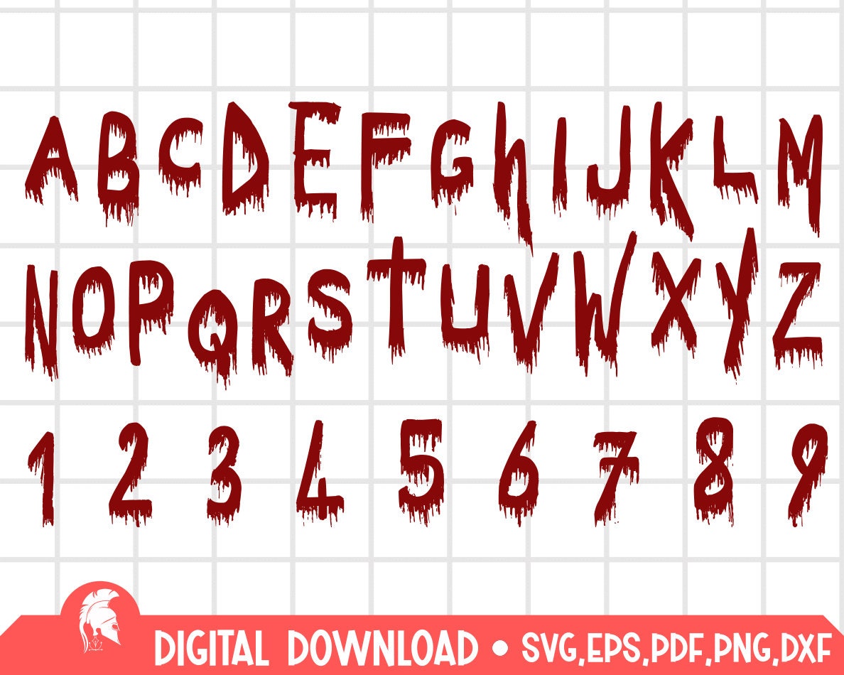 Blood Drips Svg Blood Png Bloody Font Svg Claw Svg Blood - Etsy Australia