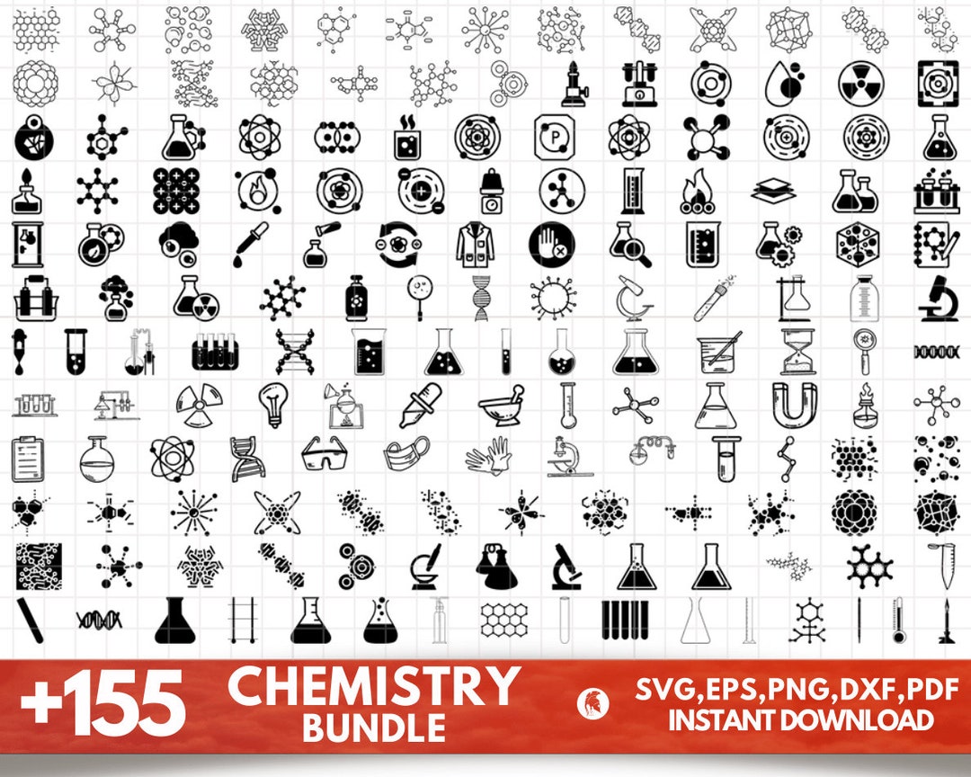 Chemistry SVG Bundle, Chemistry Dxf, Chemistry Png, Chemistry Eps ...