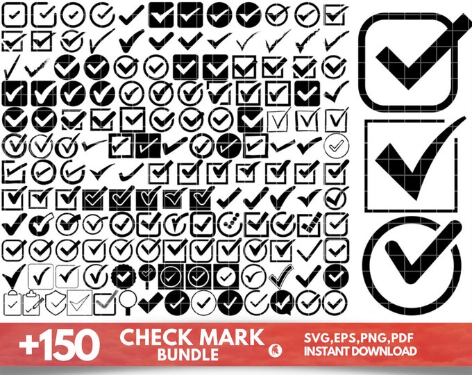Check Mark Svg, Check Box Svg, Tick Svg, Checklist Svg, Vector Cut File ...