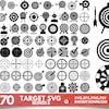 Target SVG, Target PNG, Target Clipart, Target and Arrow Cut File ...