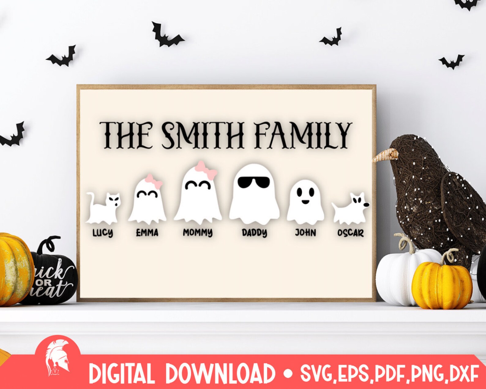 Halloween Family Sign Svg Ghost Family Sign Svg Halloween - Etsy
