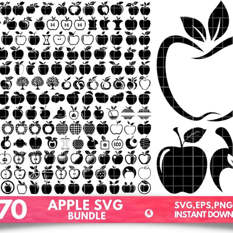 Apple Svg - Etsy