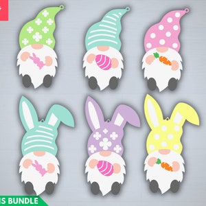 Easter Gnome Svg, Easter Gnomes Svg, Easter Gloworge Svg, Easter Svg ...